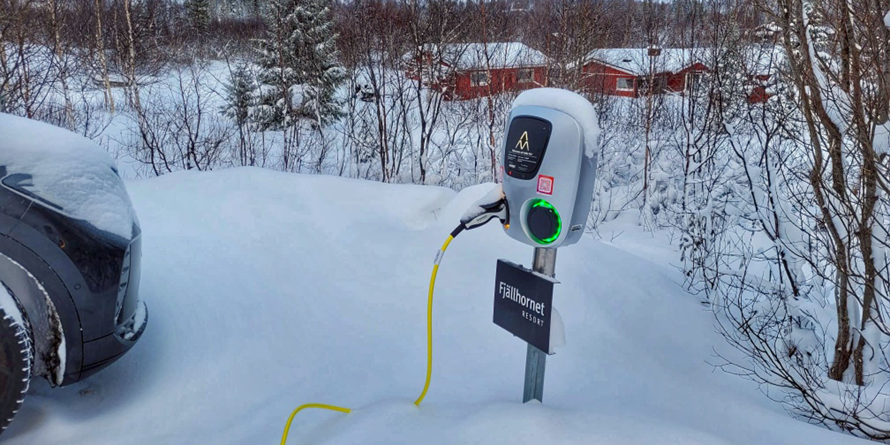 Ladda din elbil i Ljungdalsfjällen | STF Fjällhornet Resort